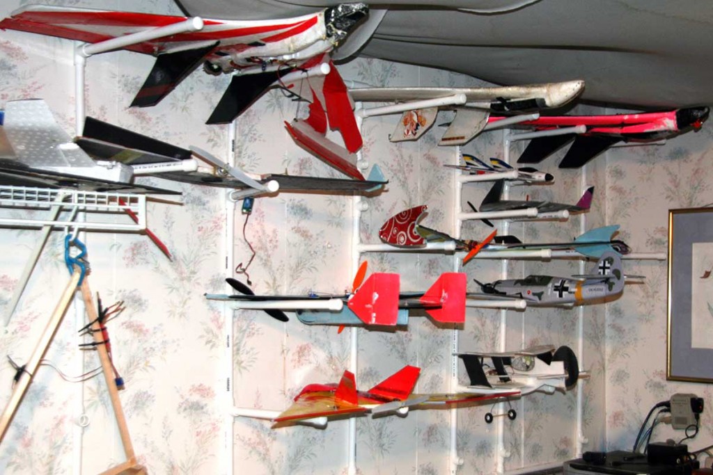 Building a rack for my RC planes | Basement R/C