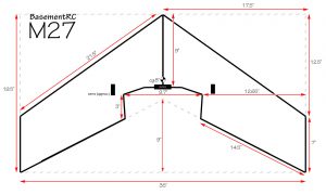 M27 flying wing – build thread | Basement R/C